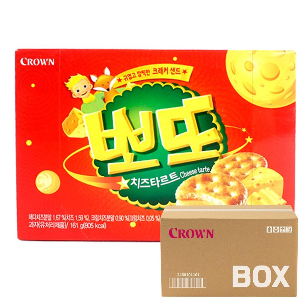 크라운 뽀또 치즈타르트 161g 12입- 이랜드몰