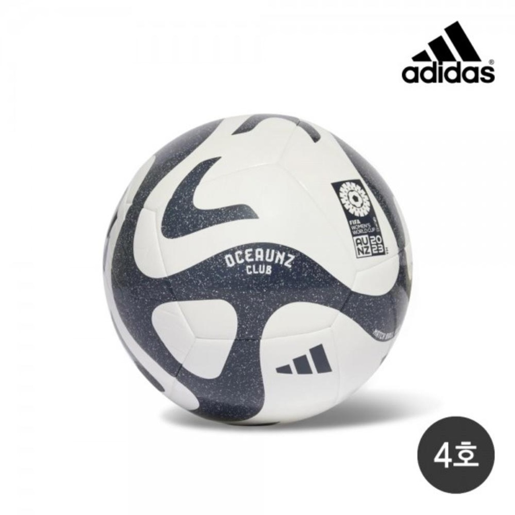 아디다스 축구공 오션즈클럽 HT9017 4호 (화이트/블랙)- 이랜드몰