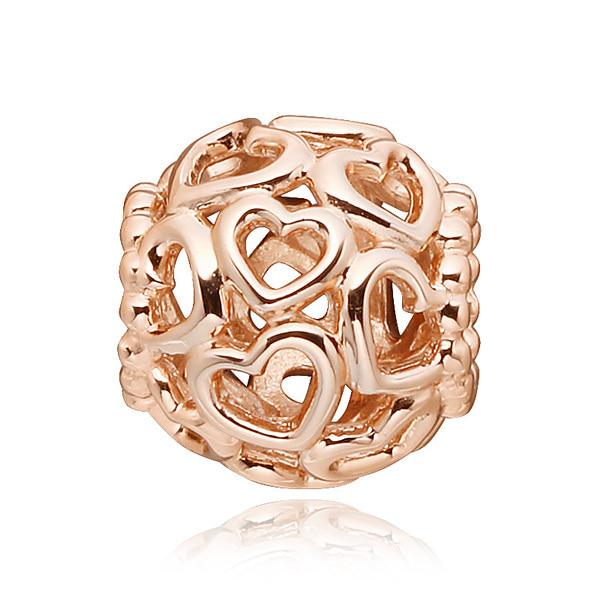 판도라 780964 오픈워크 하트 로즈 참- 이랜드몰
