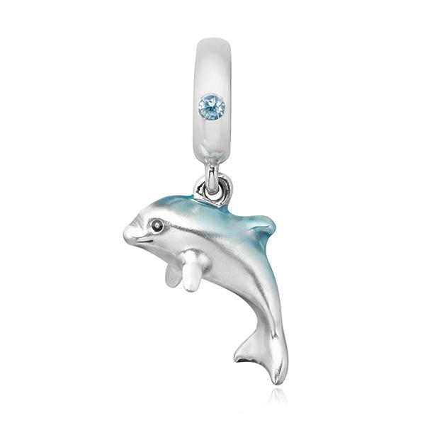판도라 798947C01 쉬머링 돌핀 펜던트 겸 댕글 실버 참- 이랜드몰
