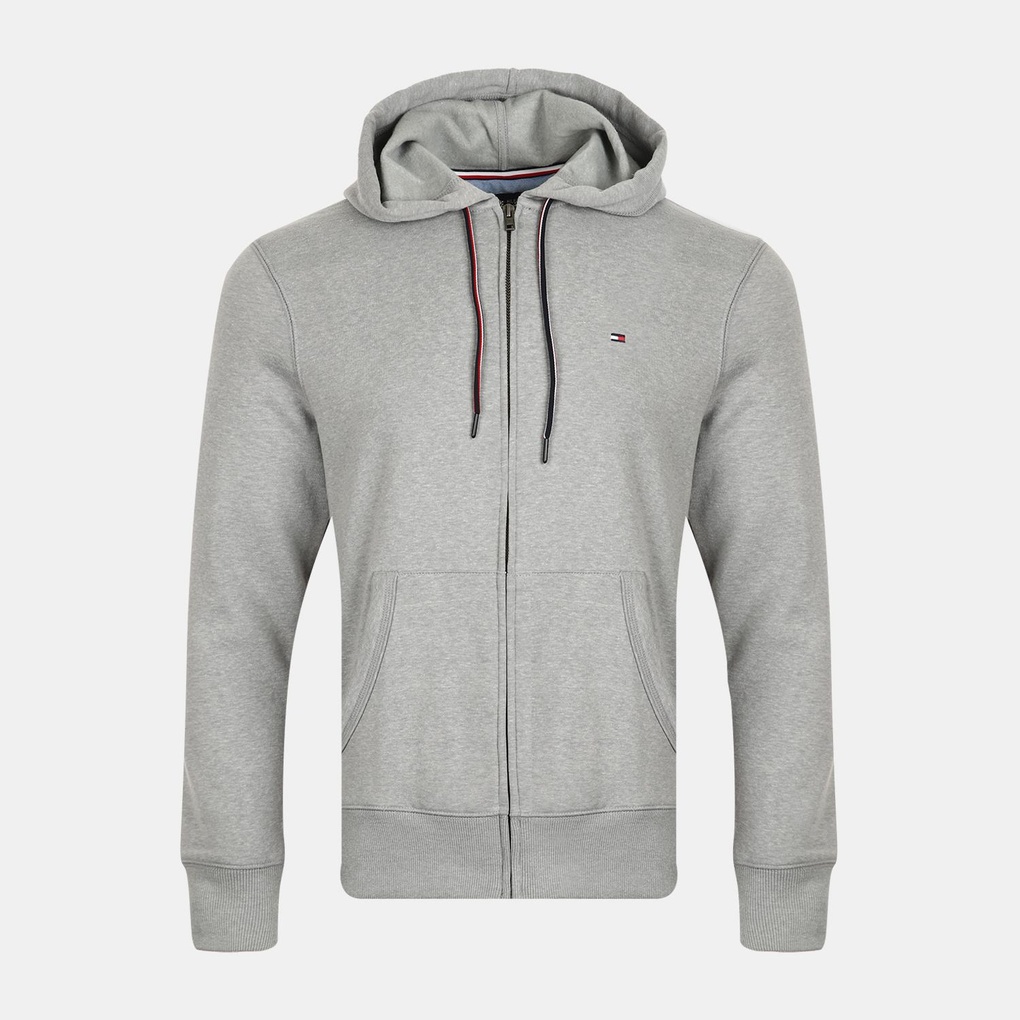 타미힐피거 남자 22FW 에센셜 로고 후드집업 그레이 78J3809 031- 이랜드몰