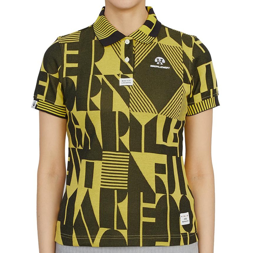 혼가먼트 골프웨어 여성 반팔티셔츠 HCW 2C AP03 YELLOW- 이랜드몰