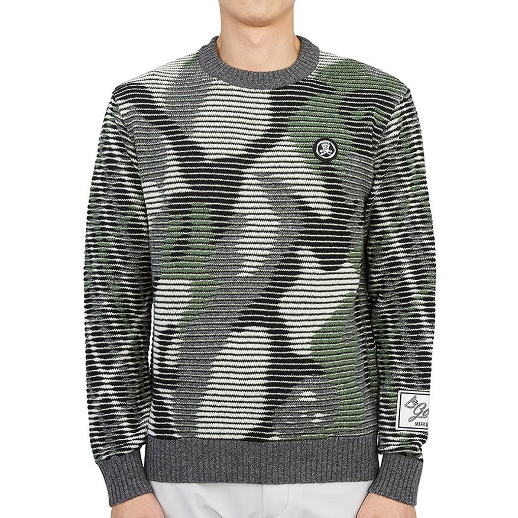 마크앤로나 골프웨어 남성 니트 MLM 2C AB04 GREY- 이랜드몰