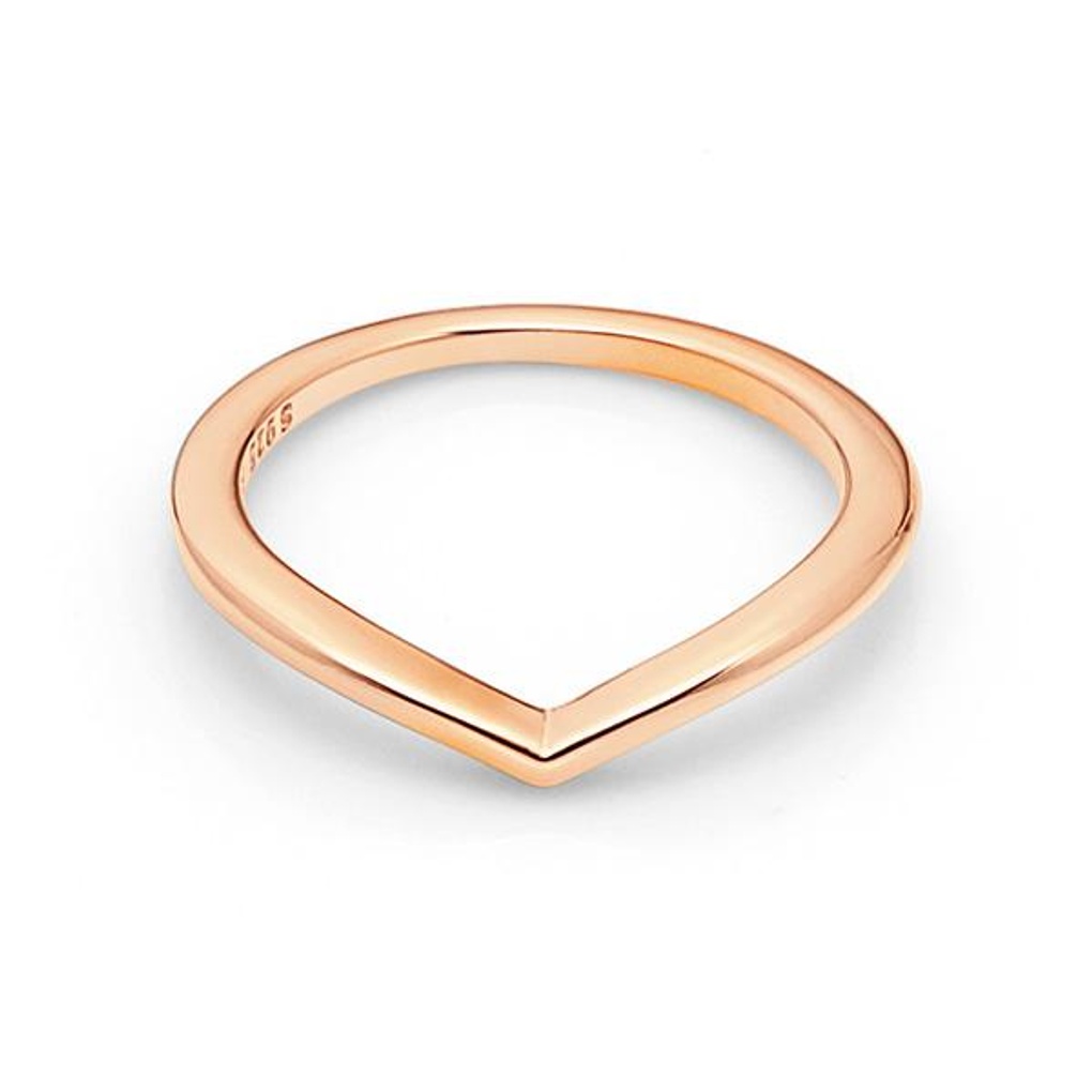 판도라 186314 샤이닝 위시본 로즈 반지- 이랜드몰