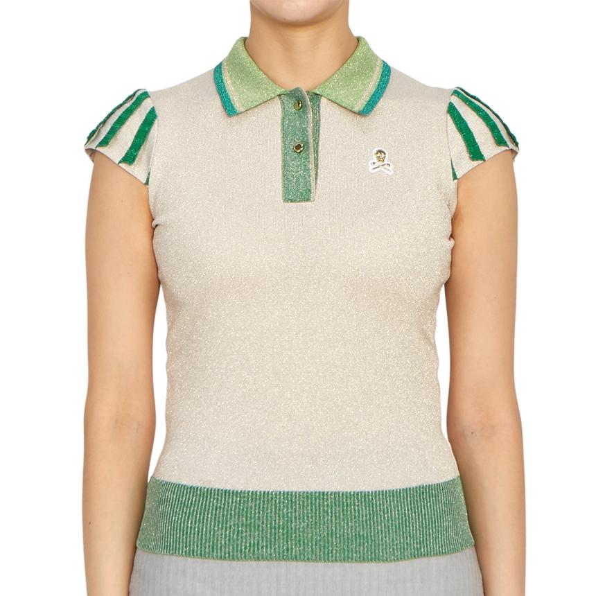 마크앤로나 여성 폴로 반팔 니트 MLW 3A AB03 GOLD- 이랜드몰