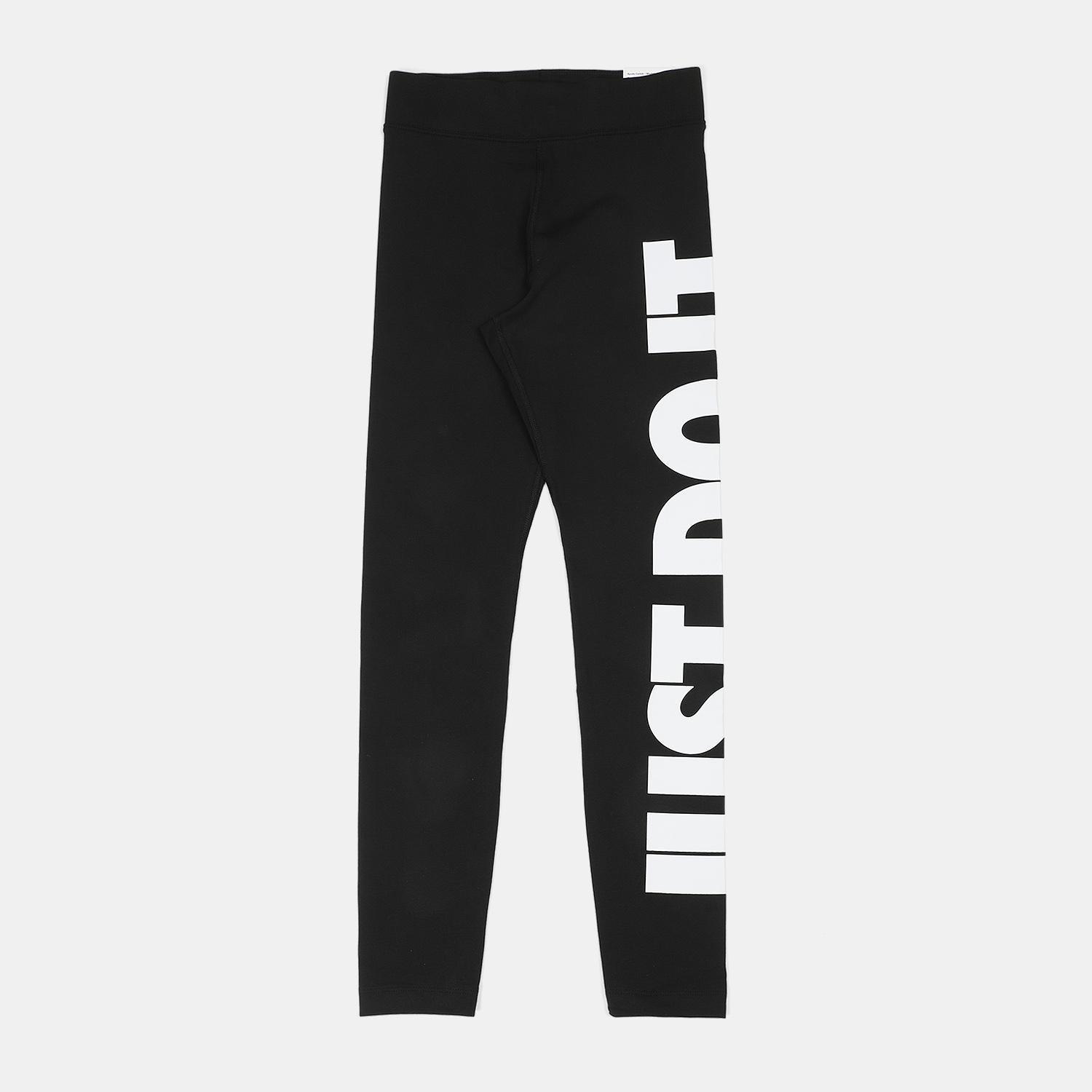 나이키 여자 에센셜 하이라이즈 JUST DO IT 레깅스 블랙 CZ8534-010- 이랜드몰