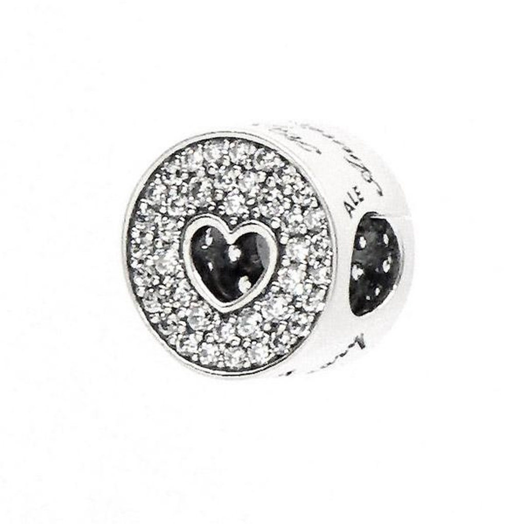 판도라 애니버셔리 셀러브레이션 하트 실버 참 791977CZ- 이랜드몰