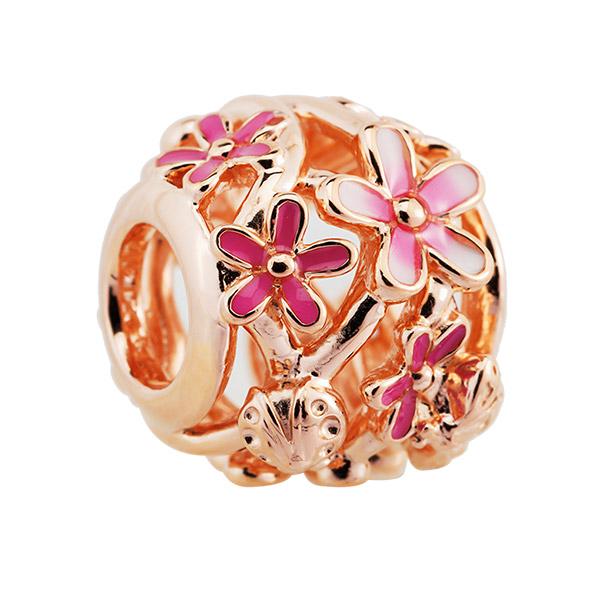 판도라 로즈 오픈웍 핑크 데이지 플라워 참 788772C01- 이랜드몰