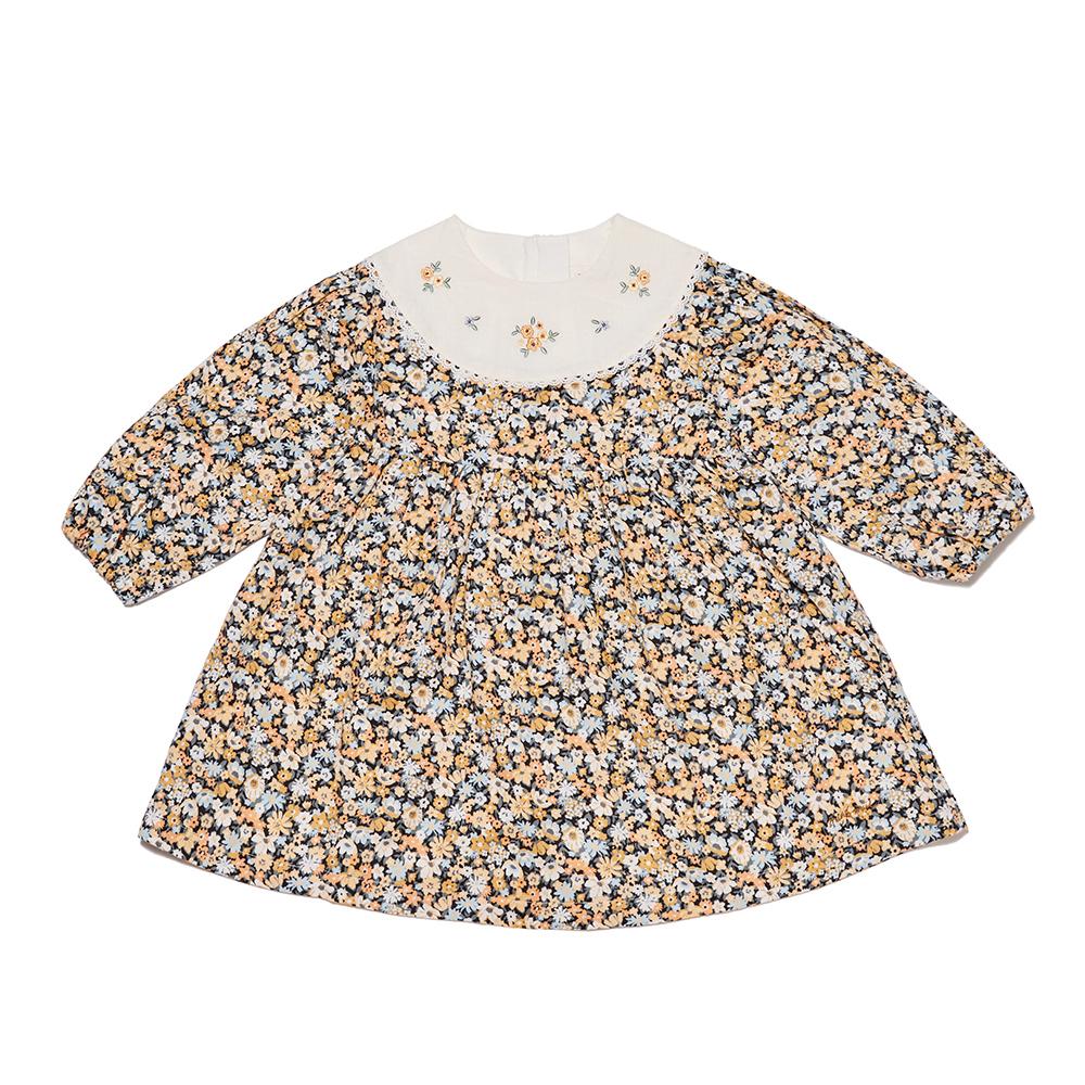 [밍크뮤] 플라워자수원피스 (32A15-400-02)- KIDIKIDI