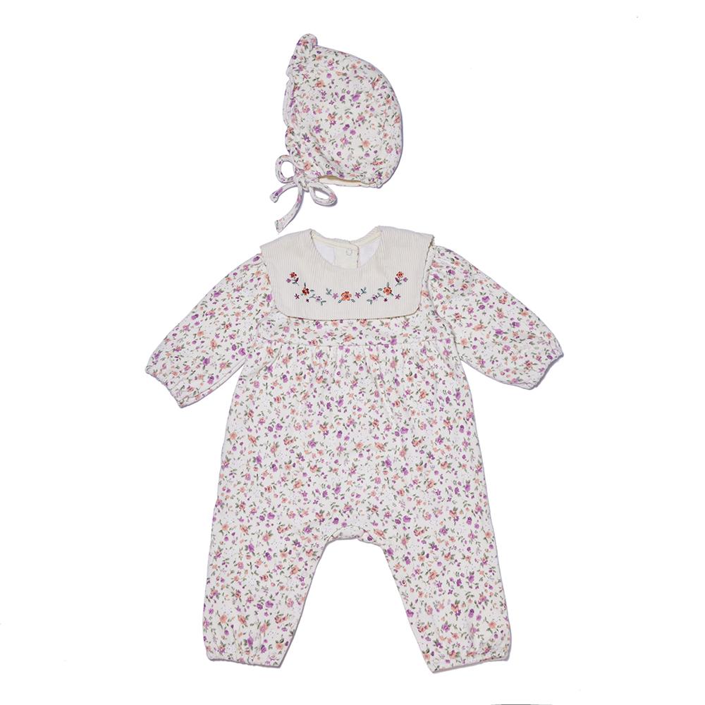 [밍크뮤] 빅카라플라워우주복SET (32C13-600-04)- KIDIKIDI