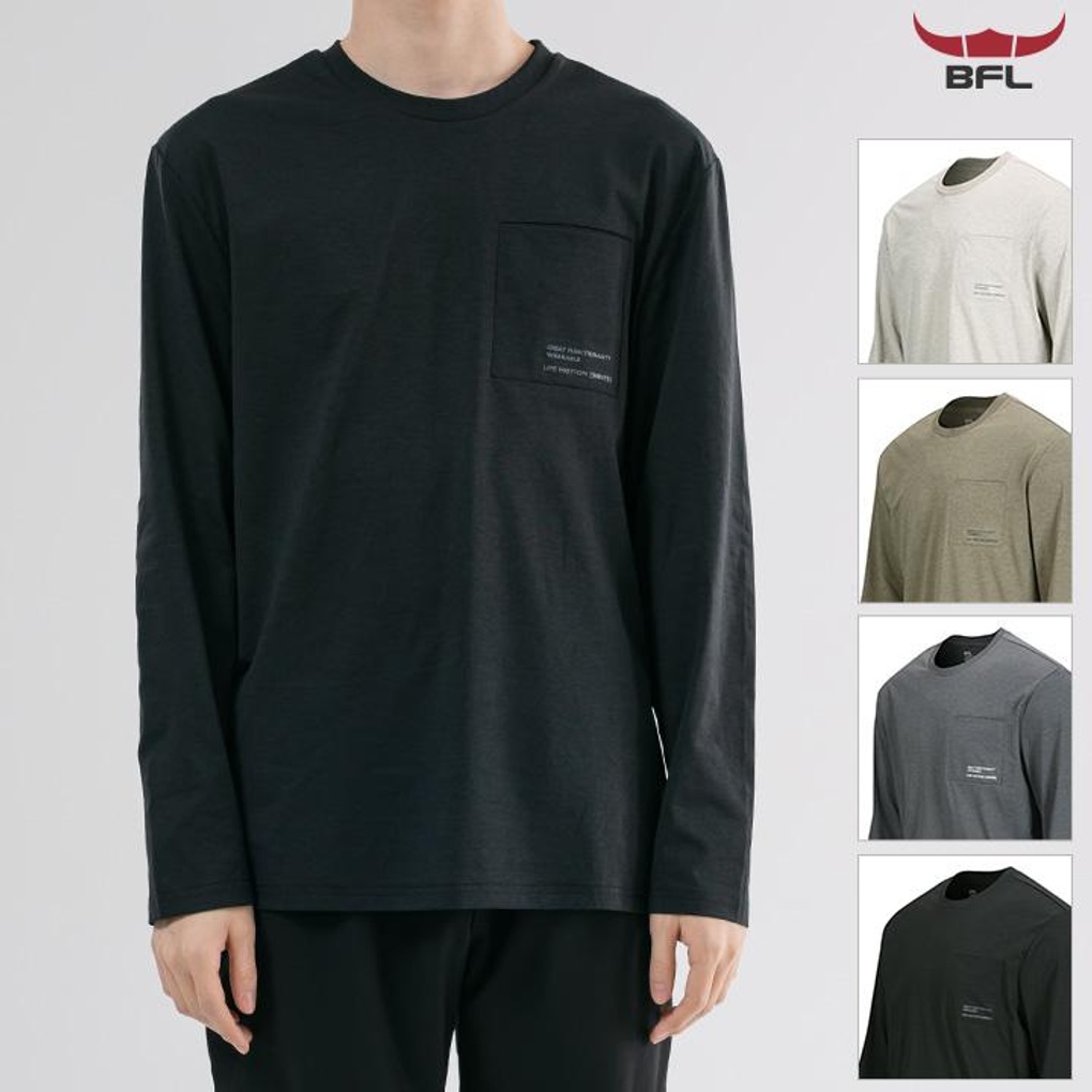 BFL 편안한 감성룩 모션 라운드 긴팔티셔츠 B2DRTS-109M- 이랜드몰