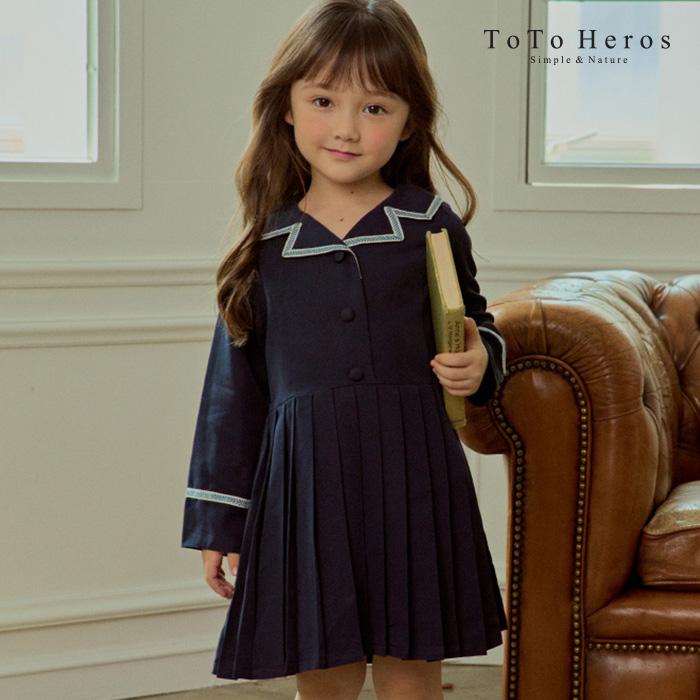 [토토헤로스] TH클로에카라원피스- KIDIKIDI