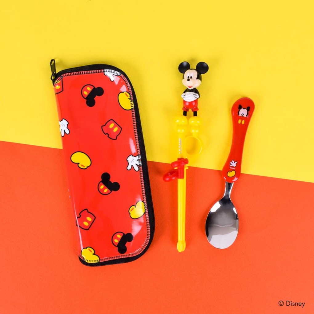 릴팡 미키 모션 젓가락스푼 지퍼 케이스세트 / MK6997- 이랜드몰