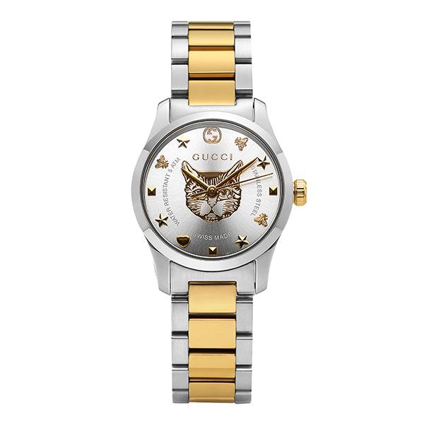 구찌 시계 YA126596 G 타임리스 캣워치 여성메탈시계- 이랜드몰