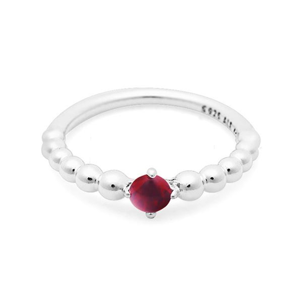 판도라 반지 198867C02 7월 신신탄생석 블레이징 레드- 이랜드몰