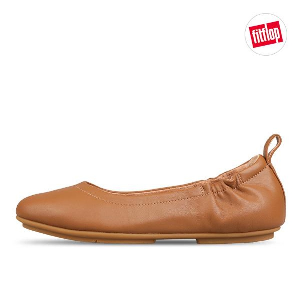 핏플랍 알레그로 클래식 발레리나 레더 여성 플랫슈즈 탄 Q74-592- 이랜드몰