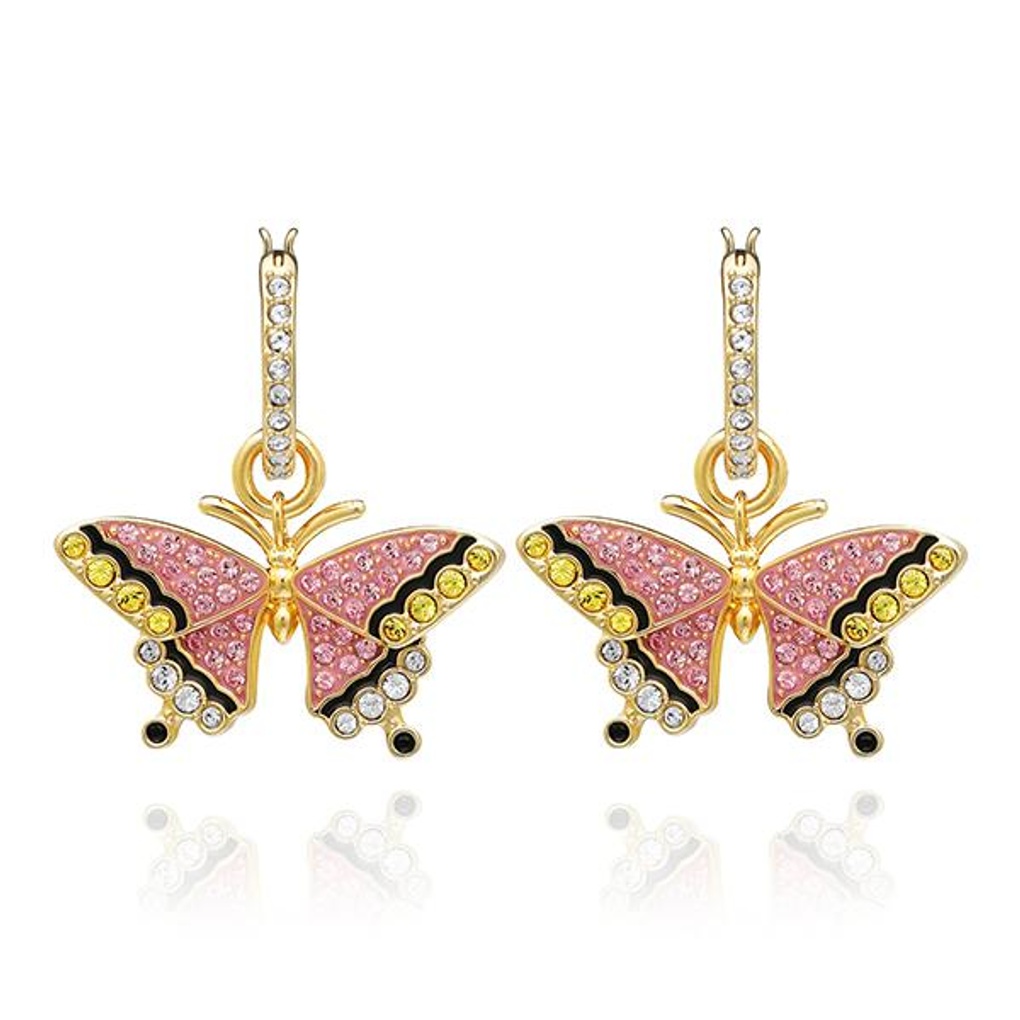 스와로브스키 귀걸이 5670055 Idyllia 나비 드롭- 이랜드몰