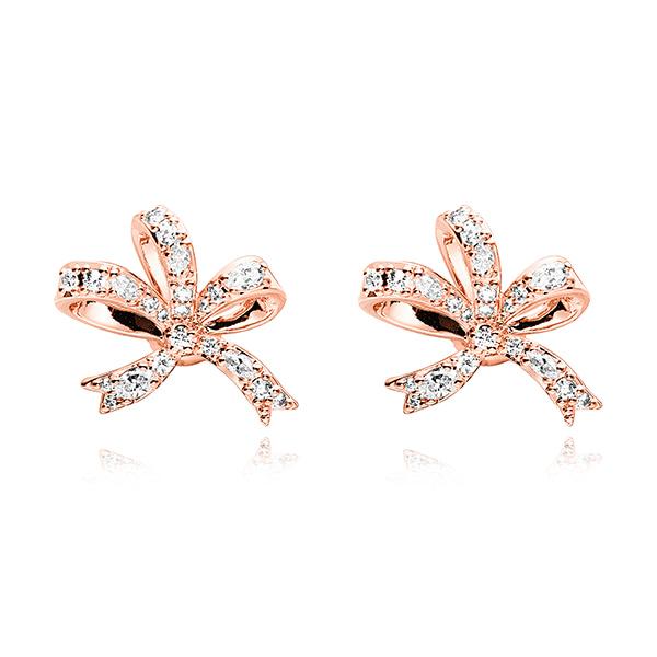 스와로브스키 귀걸이 5647572 Volta 로즈골드 리본- 이랜드몰