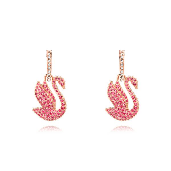 스와로브스키 귀걸이 5647544 스완 드롭 후프- 이랜드몰