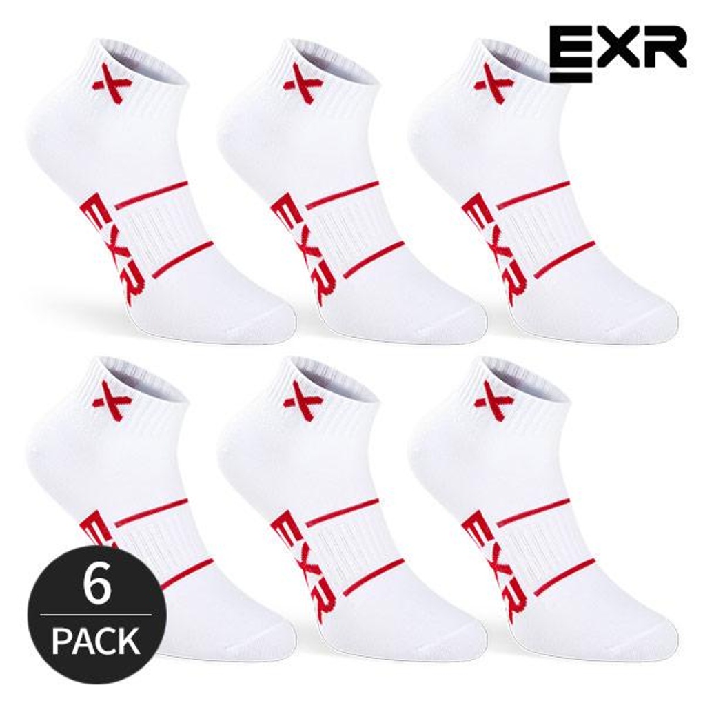 EXR 여성 컬러라인 포인트 발목양말 6P_WHRD- 이랜드몰
