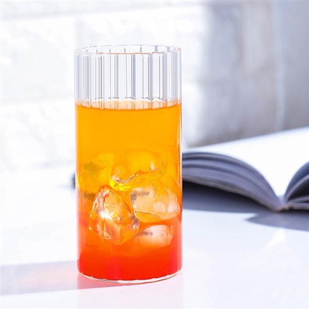 [로하티] 플리츠 유리컵 2p세트(360ml) 주스컵- 이랜드몰