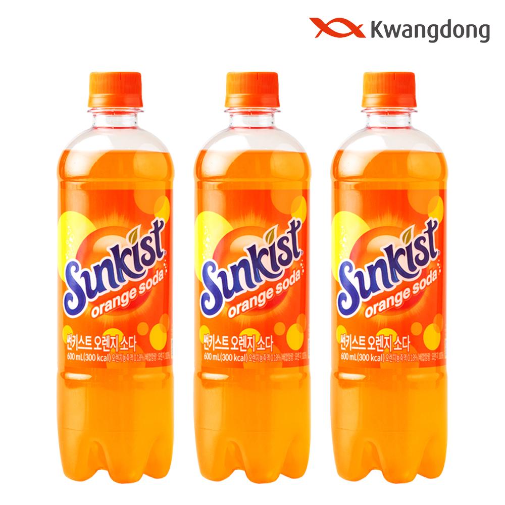 광동 썬키스트 오렌지소다 600ml x 24개- 이랜드몰