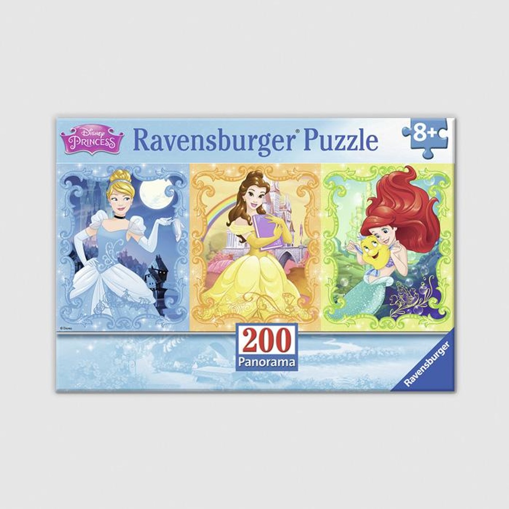 라벤스부르거 디즈니 신데렐라 & 벨 & 에리얼 XXL 파노라마 200피스 어린이 퍼즐- 이랜드몰