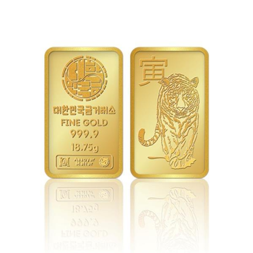 대한민국금거래소 호랑이 골드바 18.75g- 이랜드몰
