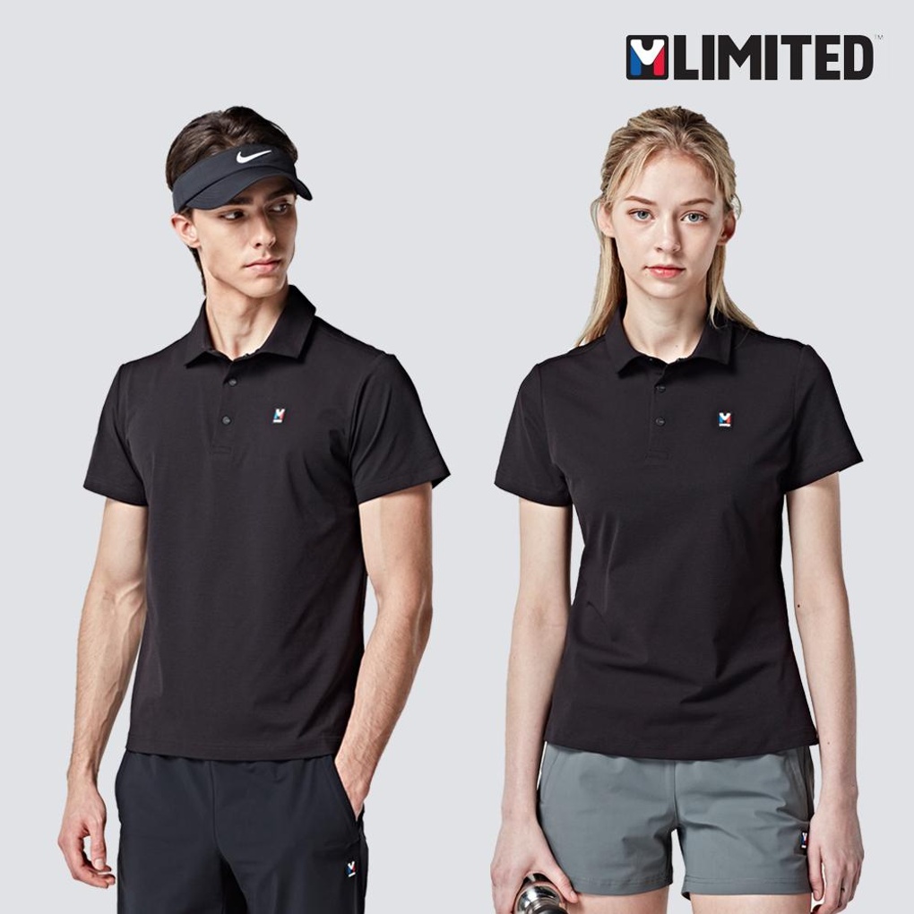 엠리밋 소로나 반팔티 521522_16 블랙 카라 냉감티- 이랜드몰