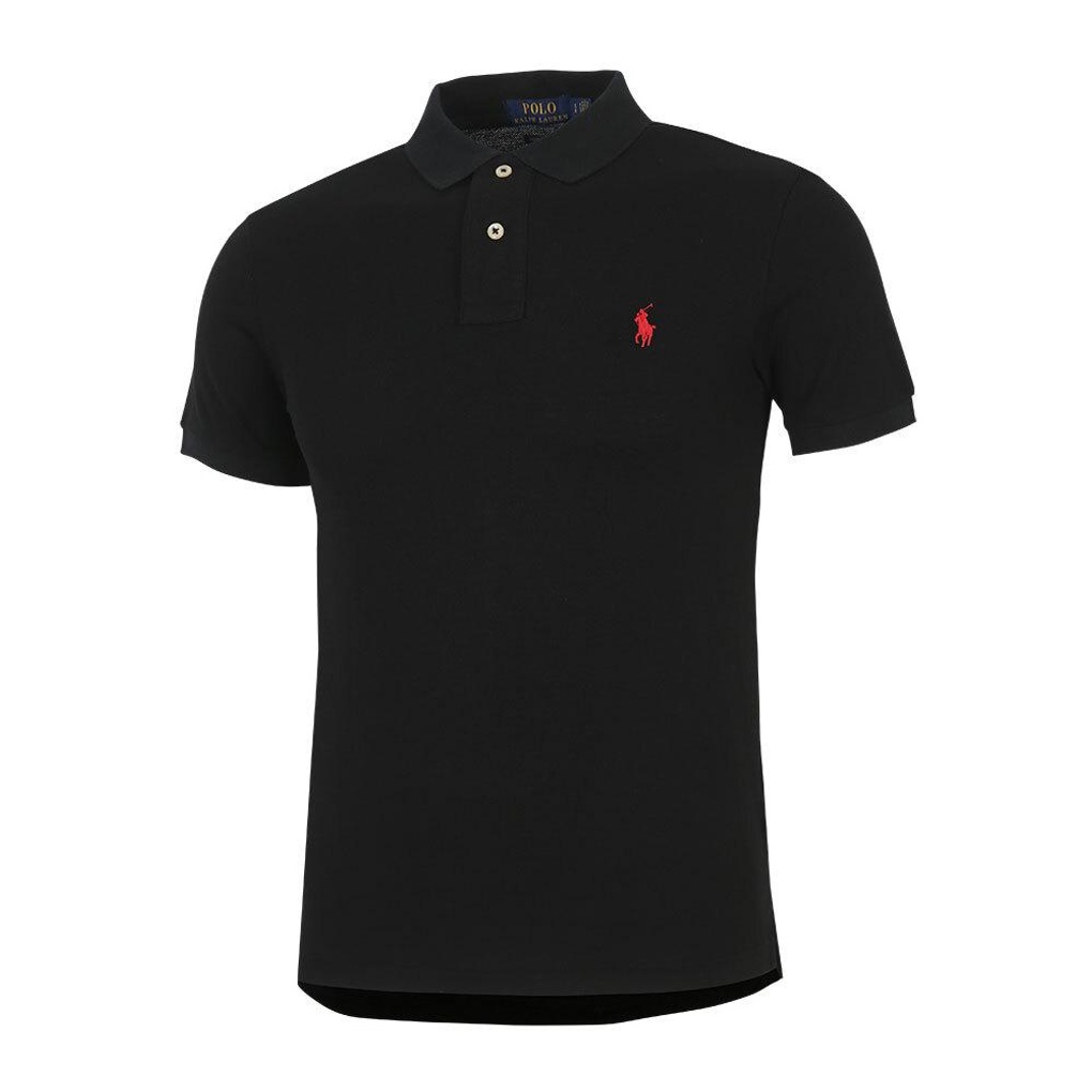폴로 랄프 로렌 로고 카라 티셔츠 710782592-001 블랙- 이랜드몰