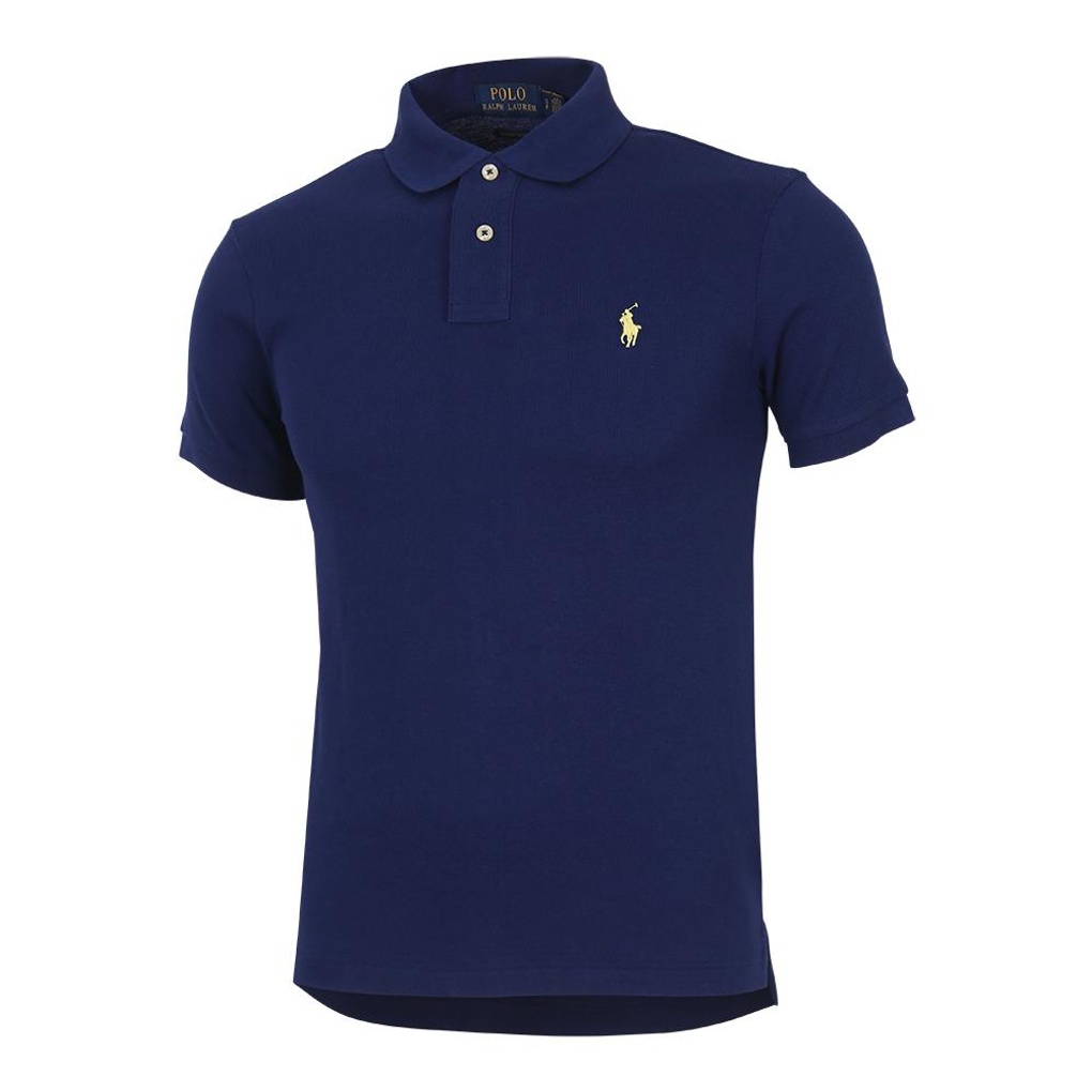 폴로 랄프 로렌 로고 카라 티셔츠 710782592-009 블루- 이랜드몰