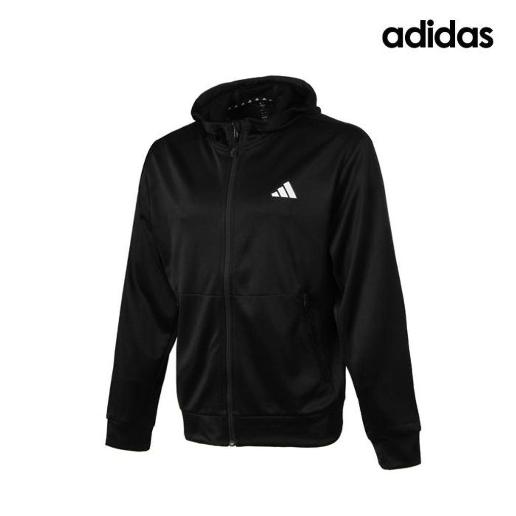 아디다스 M 트레이닝 에센셜 풀집 후드(IJ9618)- 이랜드몰