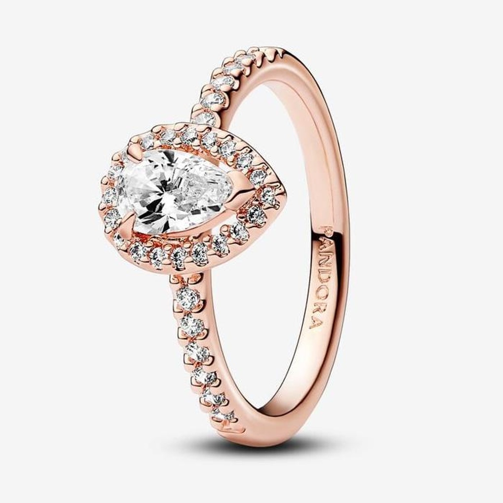 판도라 스파클링 Pear 헤일로 반지 182835C01- 이랜드몰