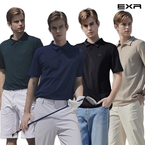 EXR 24SS 남성 시어서커 카라 티셔츠 4종 SET- 이랜드몰