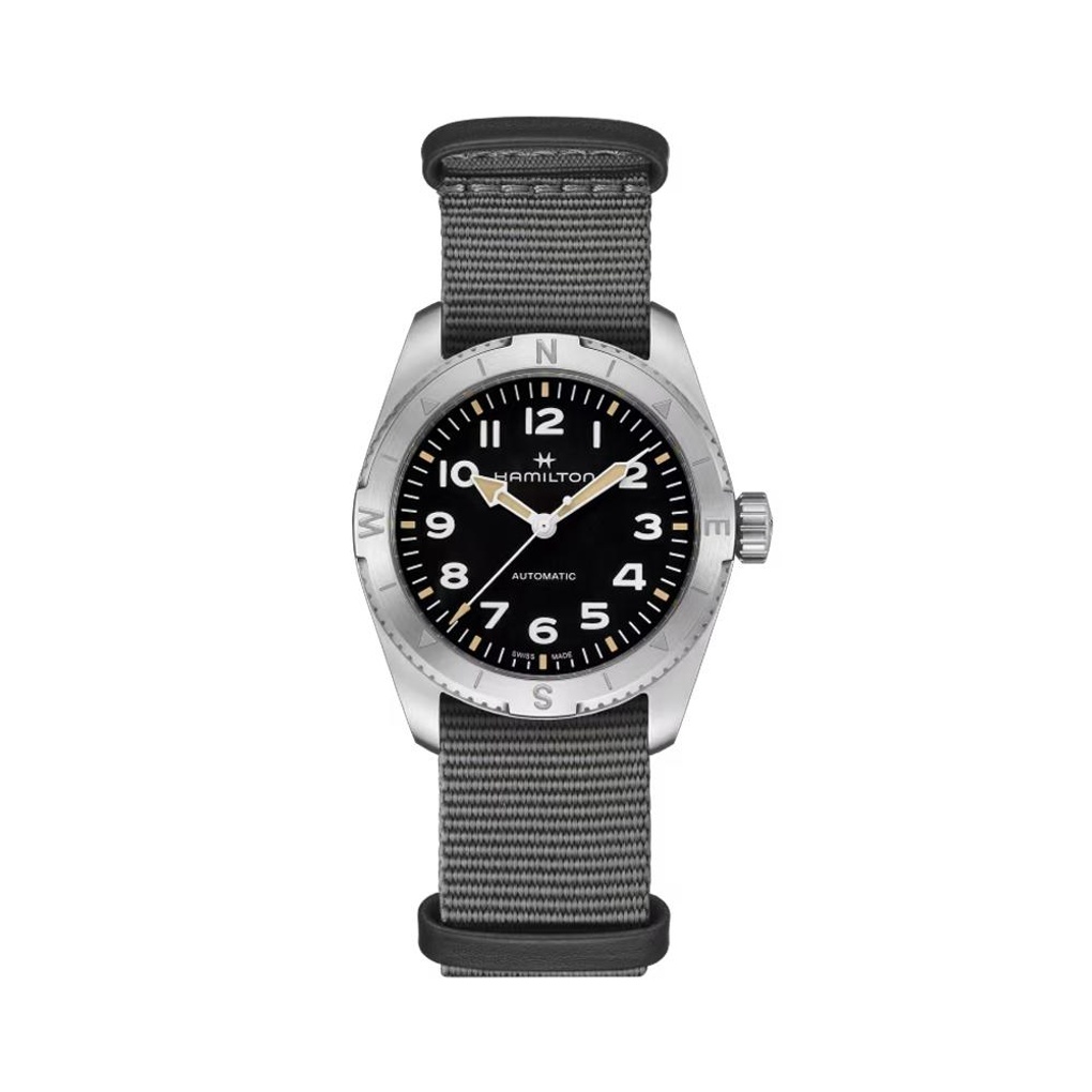 해밀턴 H70225930 카키필드 오토 남성 나토밴드 37mm- 이랜드몰