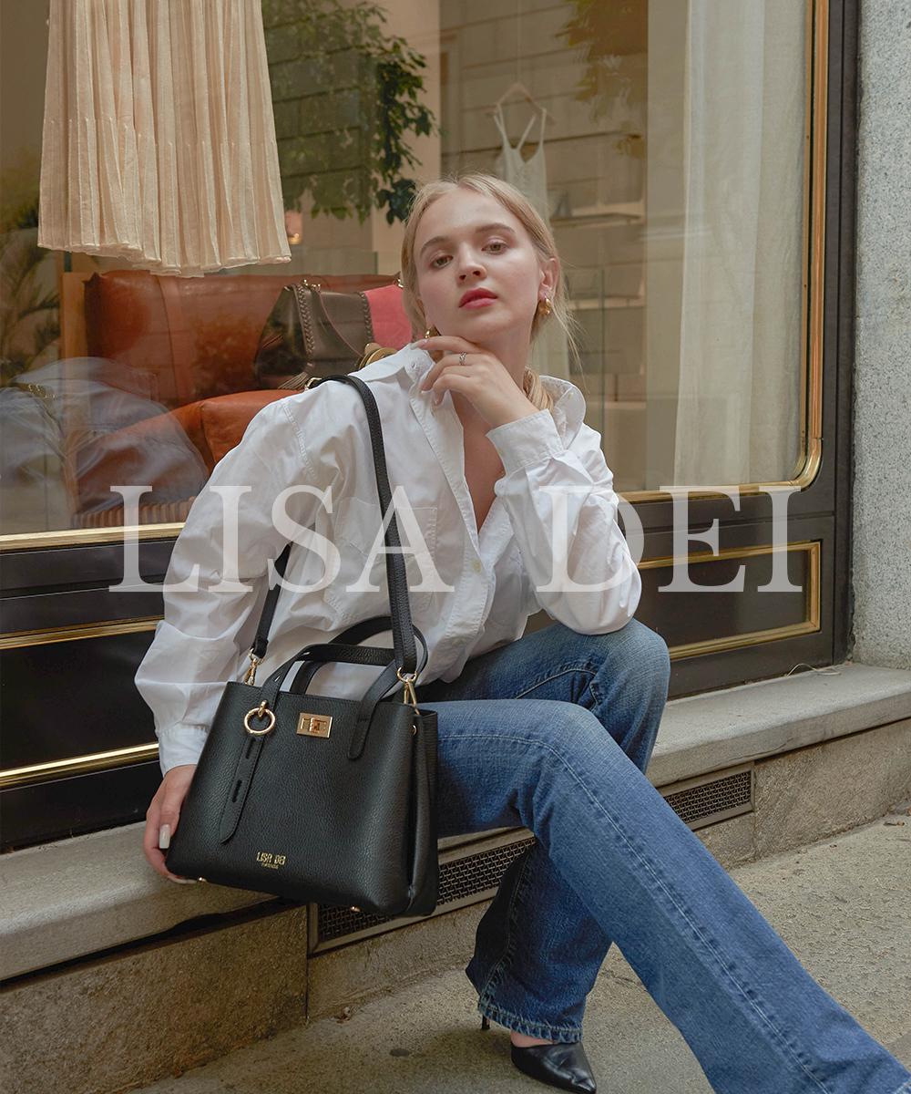 [공식수입] LISA DEI 리자데이 카멜라 토트백/블랙/LD1120- 이랜드몰