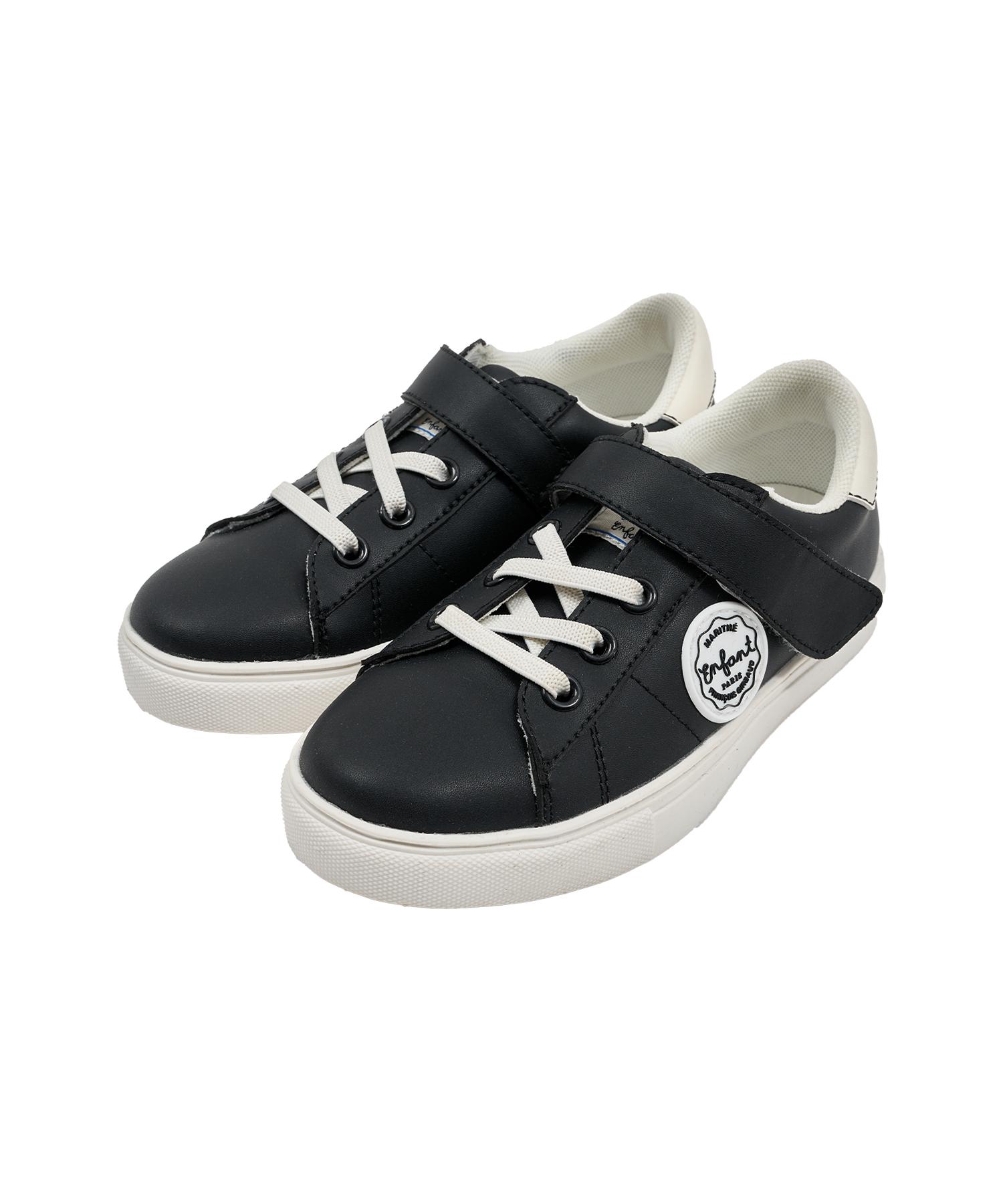 ENFANT VELCRO SNEAKERS black- KIDIKIDI