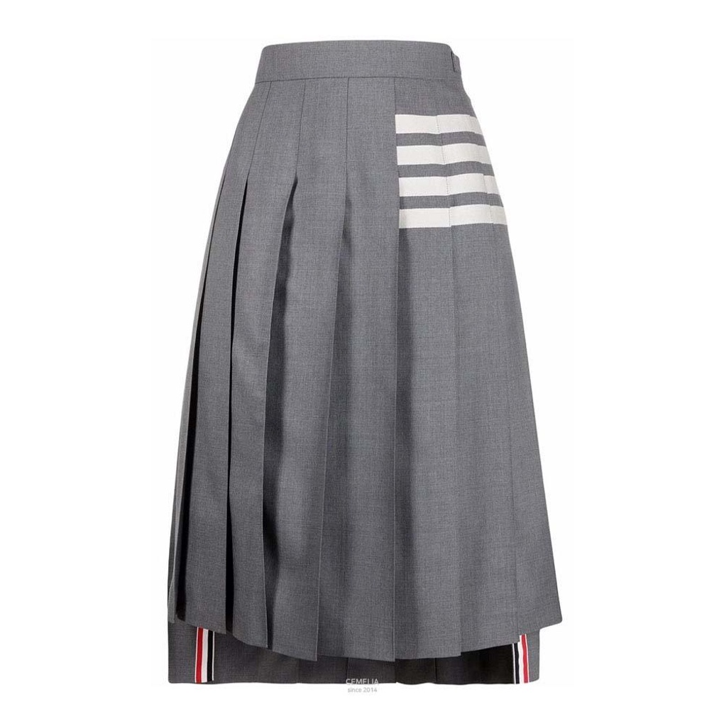 톰브라운 4바 드롭백 플리츠 스커트 미드그레이 FGC400V 06146 035- 이랜드몰