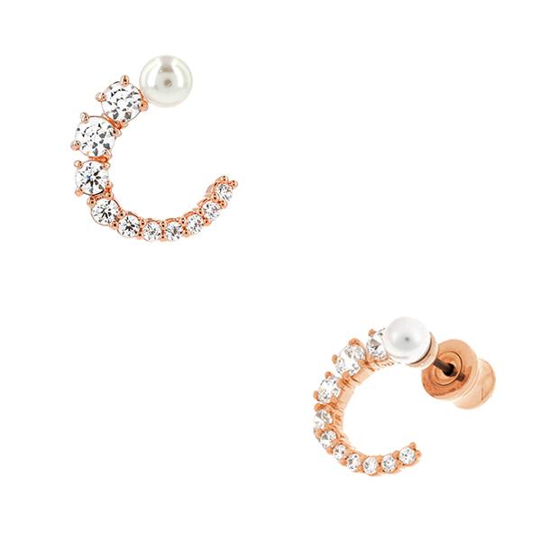 스와로브스키 귀걸이 5692264 진주 후프 여성귀걸이- 이랜드몰