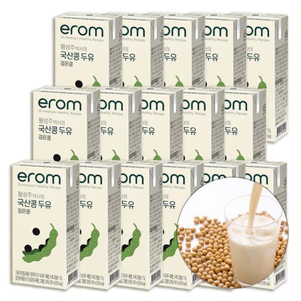 황성주박사의 국산콩 두유 검은콩 190ml 16개- 이랜드몰
