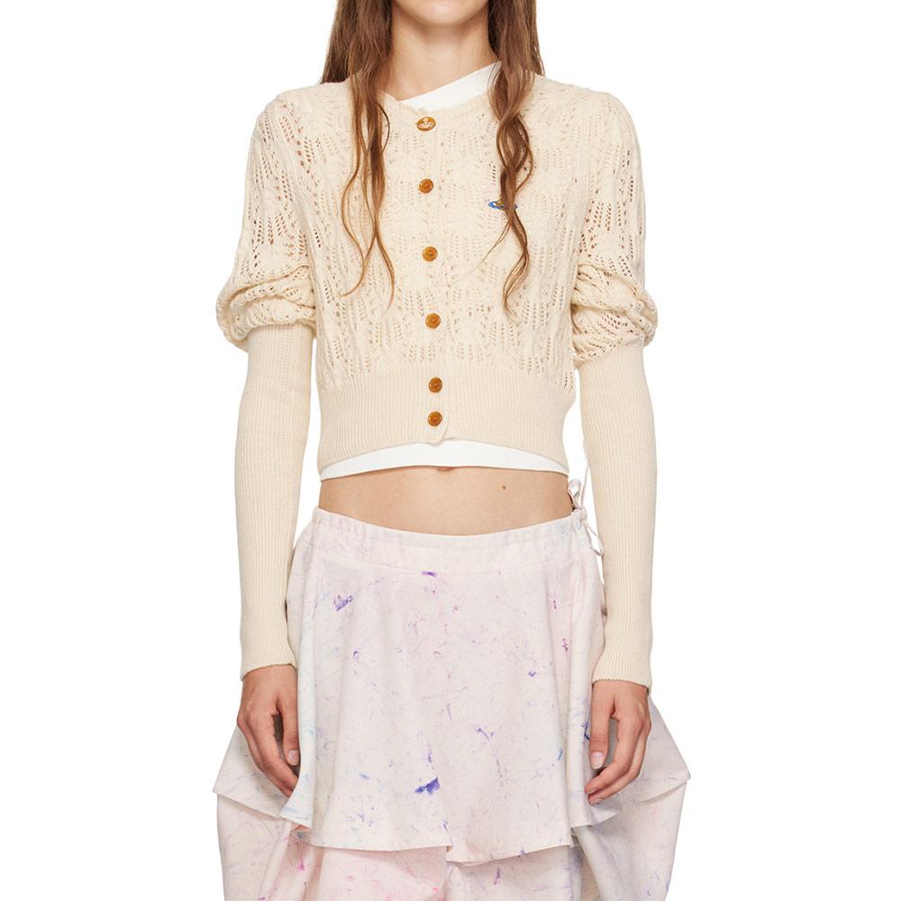 (국내배송) 24FW 비비안웨스트우드 사만다 크롭 가디건 1803004Y Y001X A408- 이랜드몰