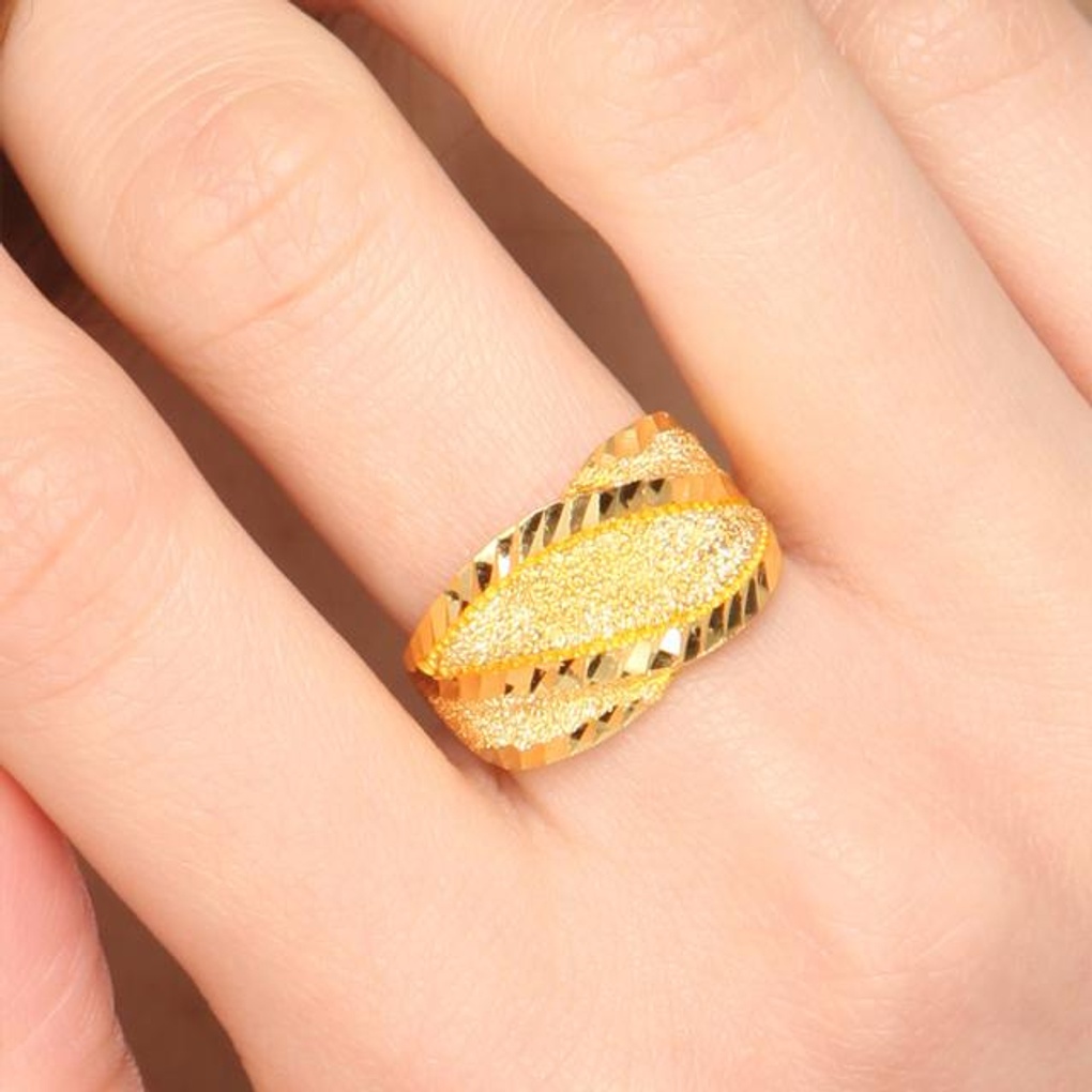 플라워 24K 여자 순금 반지 11.25g- 이랜드몰