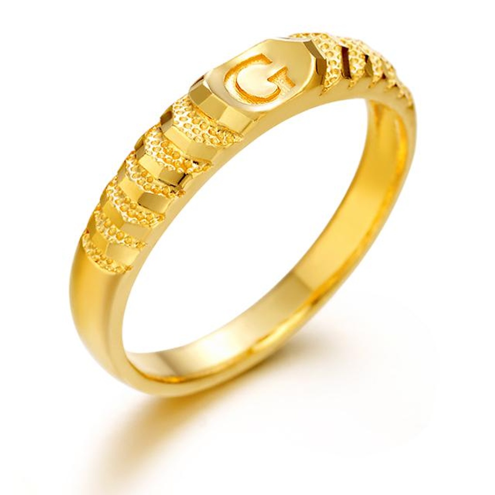 24K 이니셜 순금 반지 3.75g- 이랜드몰