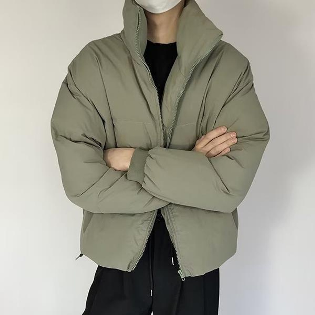 베이직 3컬러 남성 캐주얼 하이넥 패딩 자켓 IS-JK90- 이랜드몰