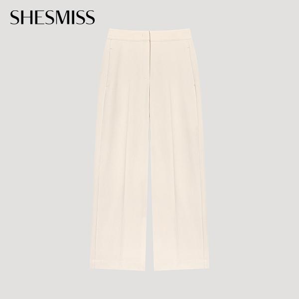 플랩 장식 크롭 팬츠_SWWSLO42100_IV- 이랜드몰