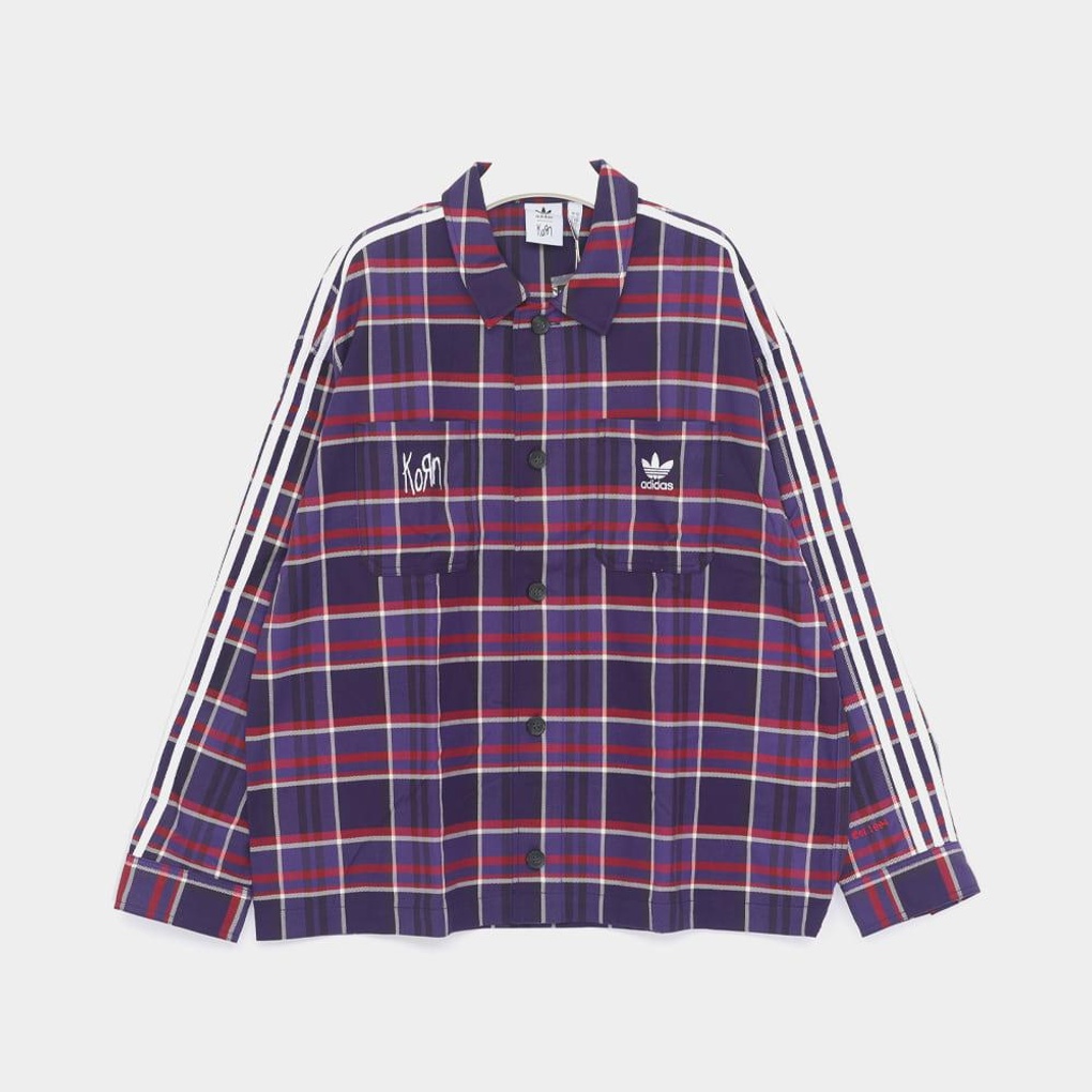 아디다스 24FW 콘 콜라보 3선 스트라이프 남성 오버셔츠 JG1334- 이랜드몰