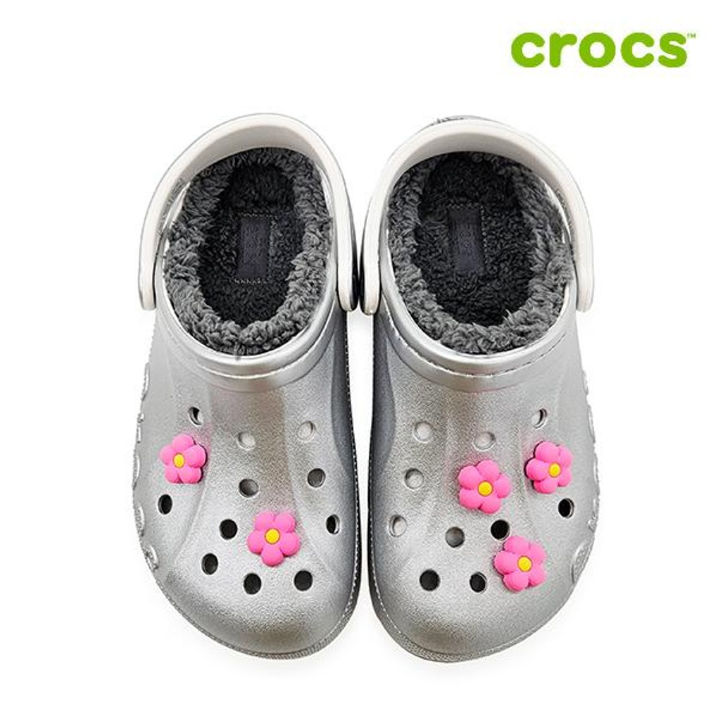 [크록스 정품] 바야 라인 프린트 클로그 공용 털샌들 205975-0P1+TON003- 이랜드몰