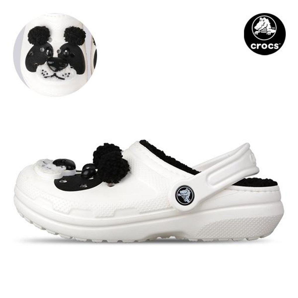 크록스키즈 판다베어 라인드 주니어 아동 겨울 방한 털슬리퍼 210400-0WX- 이랜드몰
