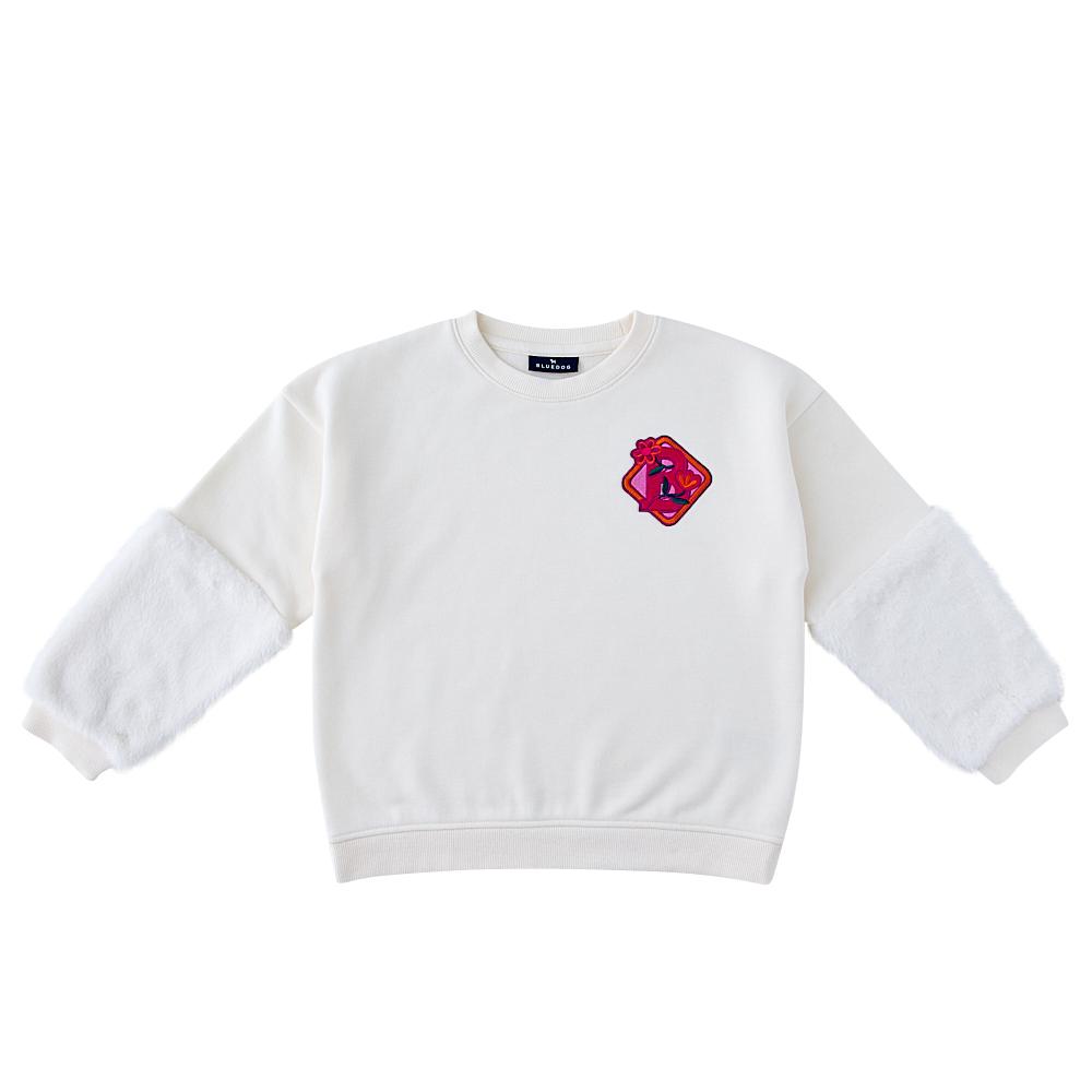 [블루독] 소매퍼배색맨투맨 (23D25-334-50)- KIDIKIDI