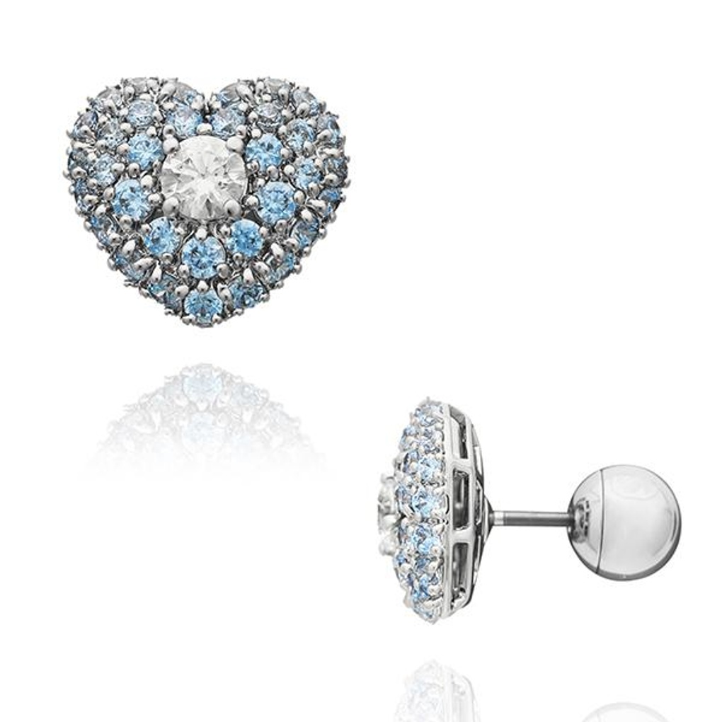 스와로브스키 SWAROVSKI 5683576 Hyperbola 하트 스터드 여성 귀걸이- 이랜드몰